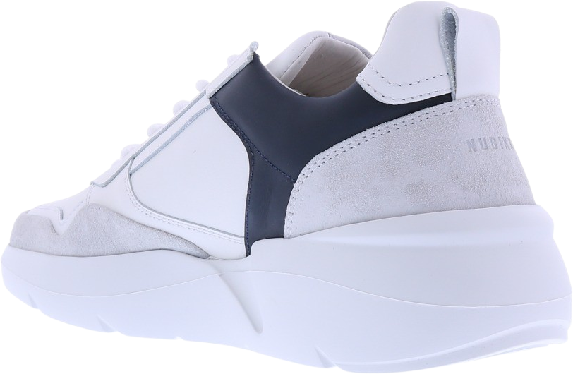 Nubikk Roque Road Wave | Navy Witte Sneakers | 3 termijnen van elk €66,67