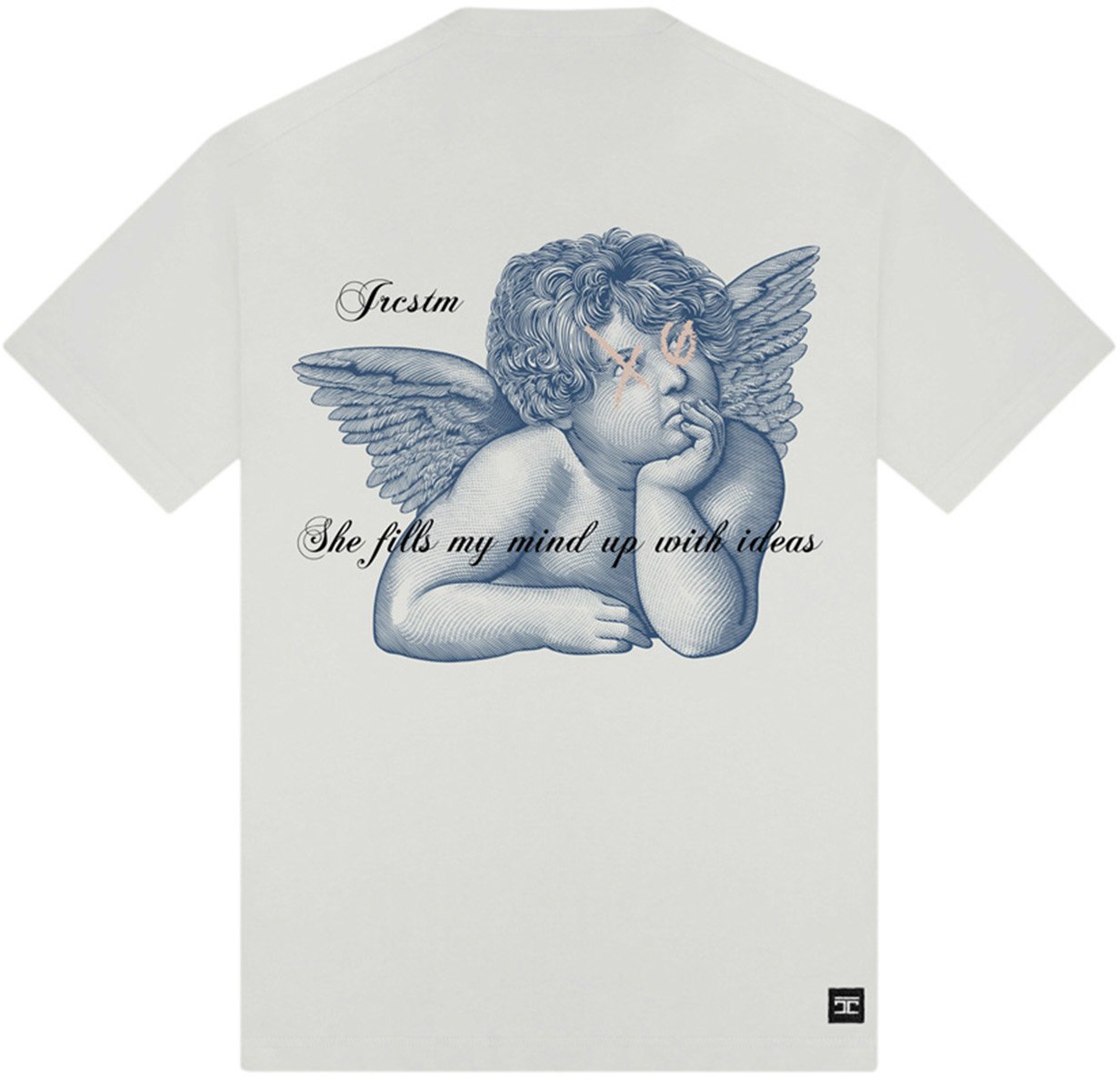 JORCUSTOM Angel Loose Fit Tee White | Vanaf €59,99