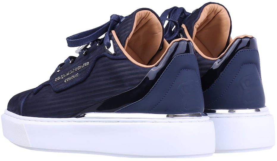Benjamin Berner 3D Striped Embossed Nubuck Sneaker | Vanaf € 320,-