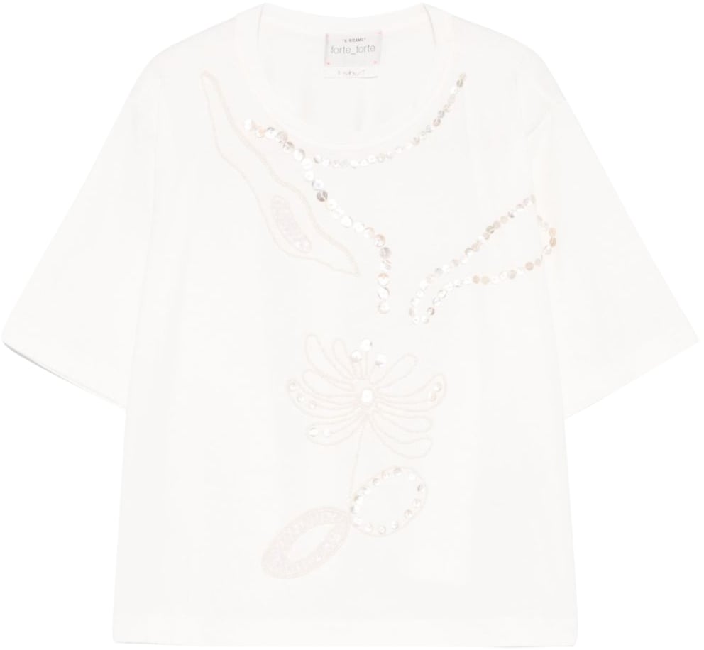 Forte Forte T-Shirts And Polos White | SALE € 149,- (45% Korting)