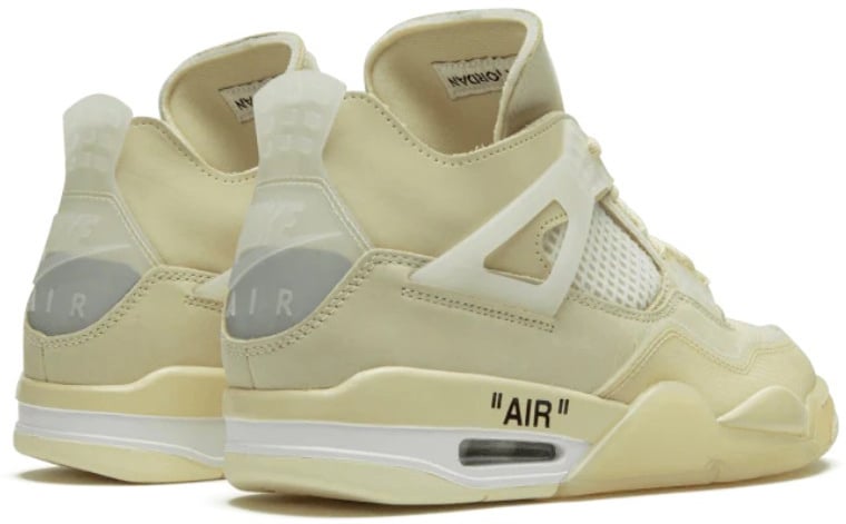 Nike Air Jordan 4 Retro Off-White Sail | Black Friday € 954,90 (9% Korting)