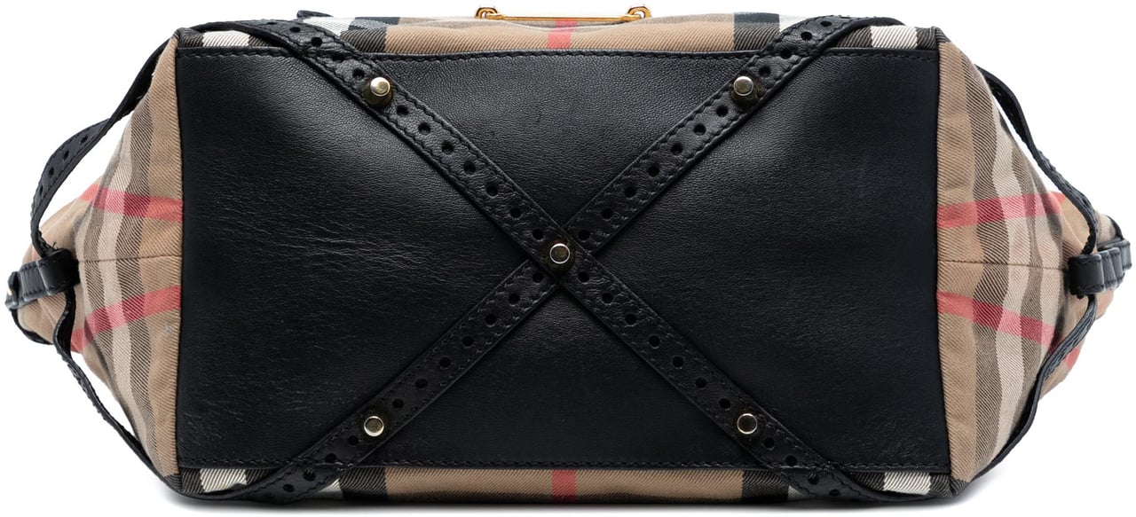 Burberry Small House Check Canvas Bridle Salisbury Tote | Vanaf € 539,-