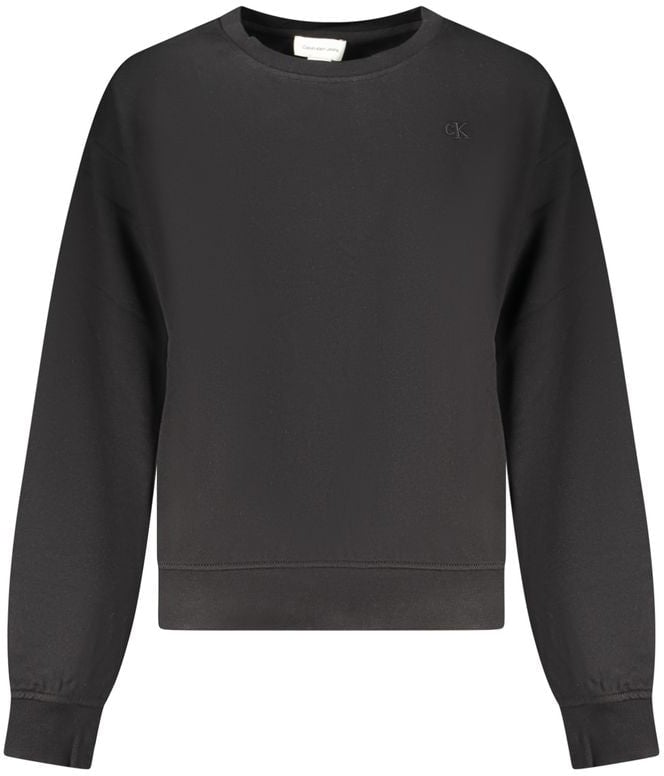 Calvin Klein Black Cotton Women Sweatshirt | WS.NL