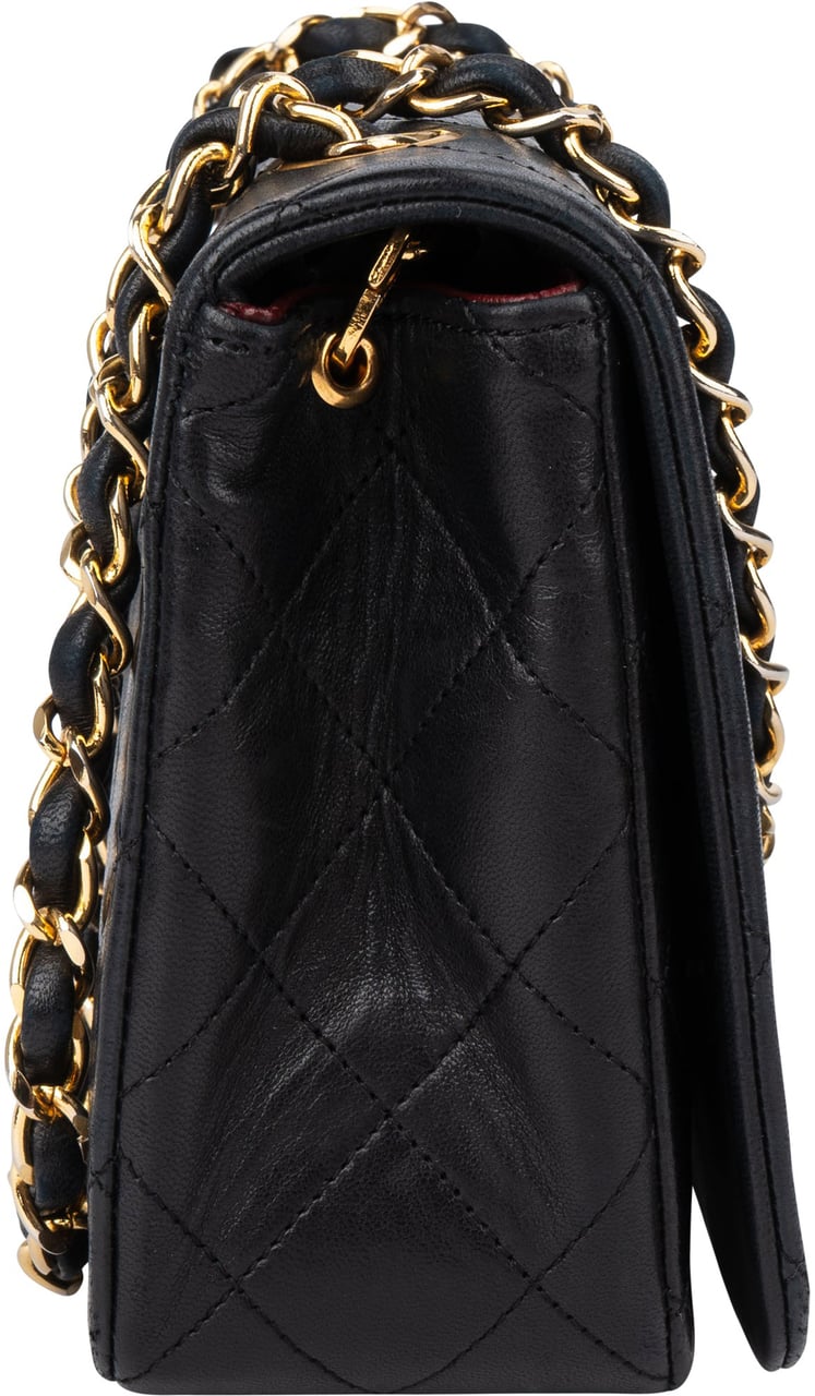 Chanel Chanel Quilted Lambskin 24K Gold Single Flap Crossbody Bag ...