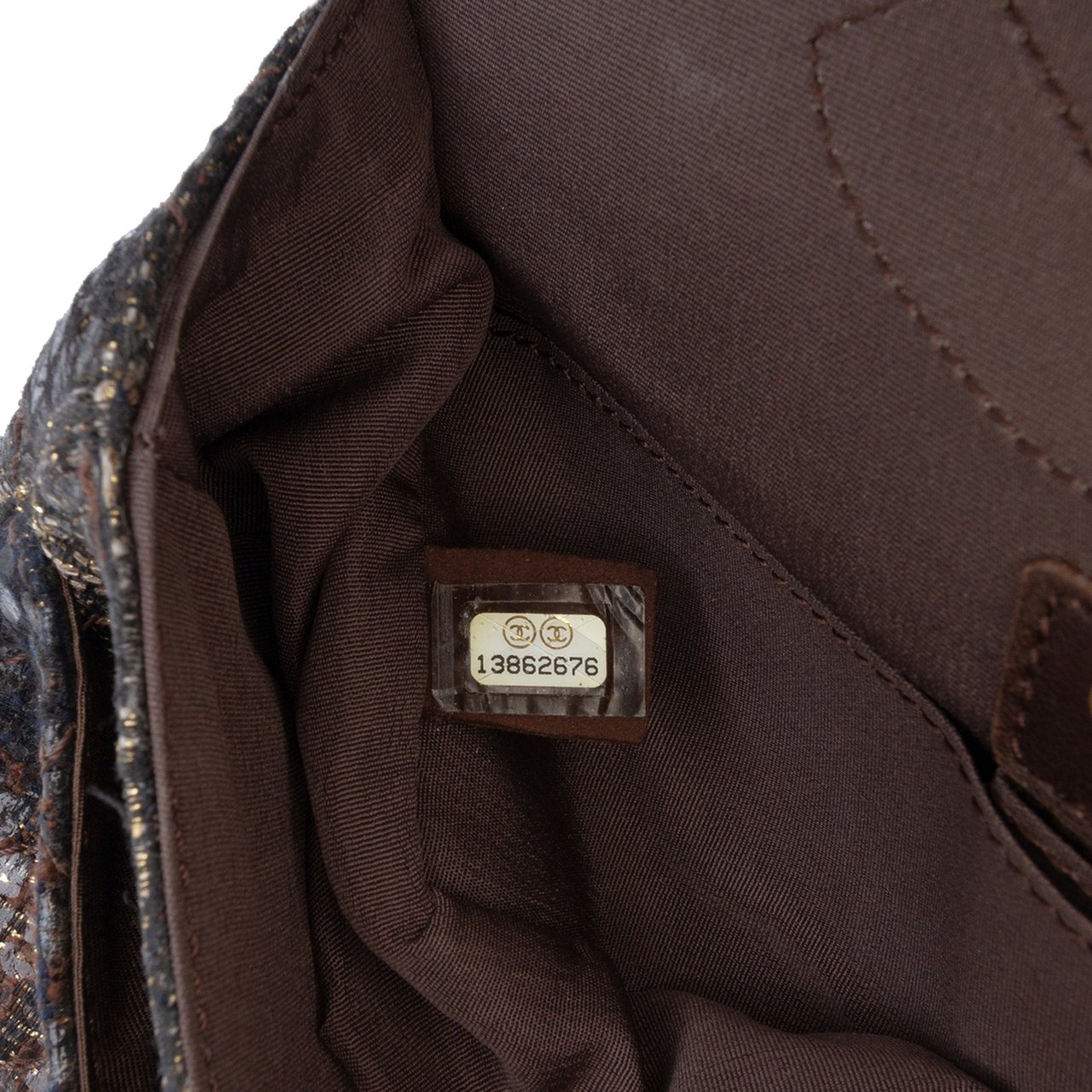 Chanel Paris Shanghai 2.55 Icons Lacquered Tweed Double Flap 225 ...