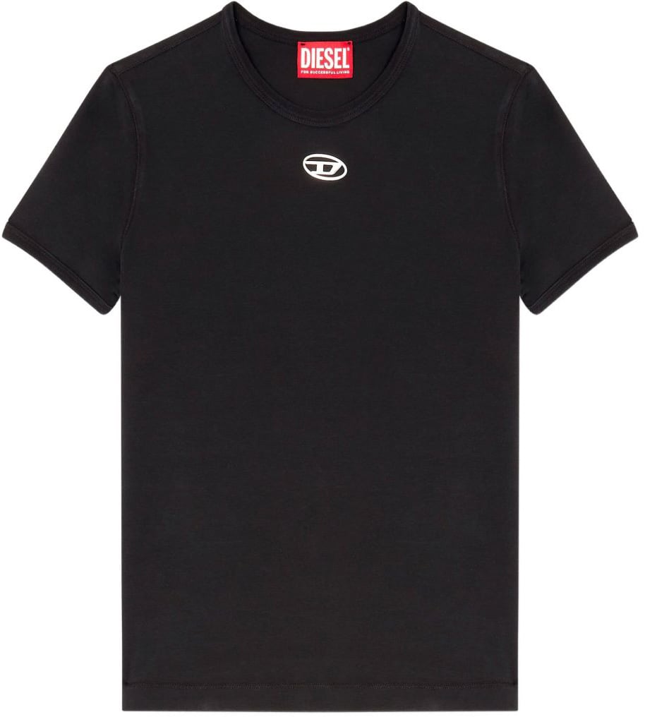 Diesel T-Shirts And Polos Black | VACATION SALE € 74,- (22% Korting)