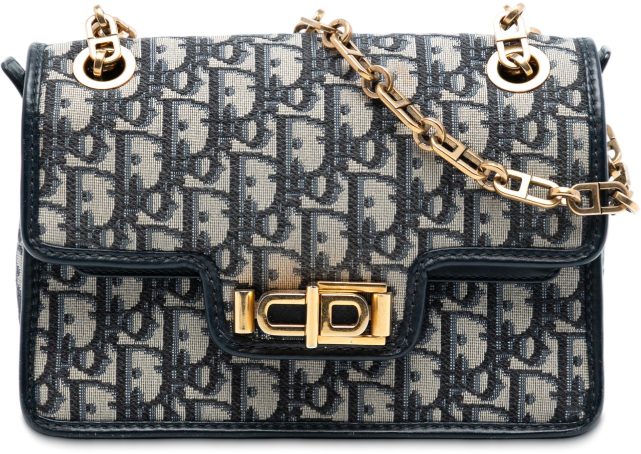 Dior Oblique Canvas CD Lock Chain Flap Crossbody | Vanaf € 2318,-