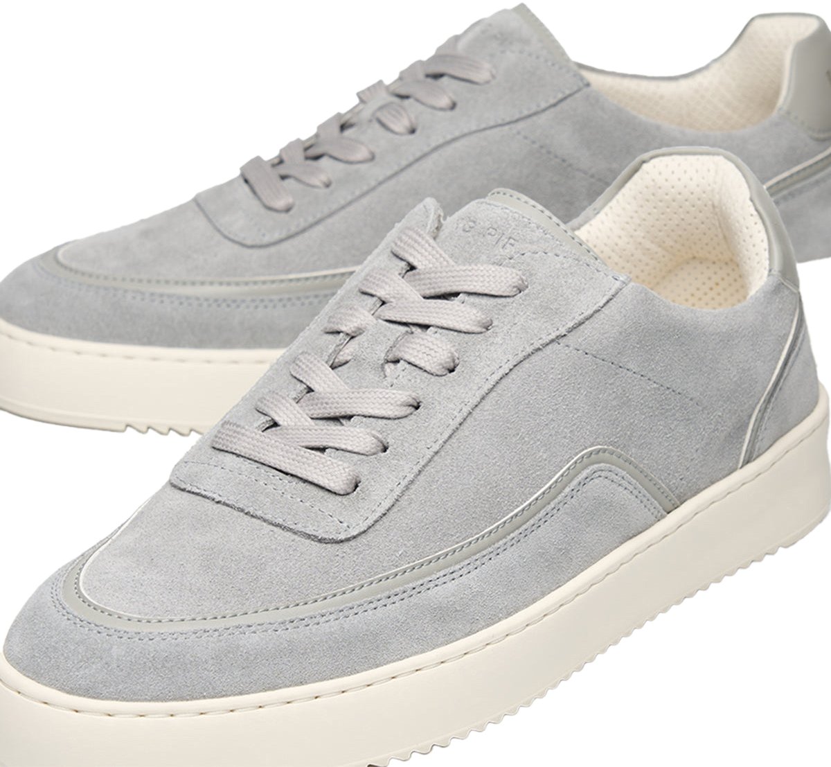 Filling Pieces Mondo Stack Suede Light Grey | Vanaf € 220,-