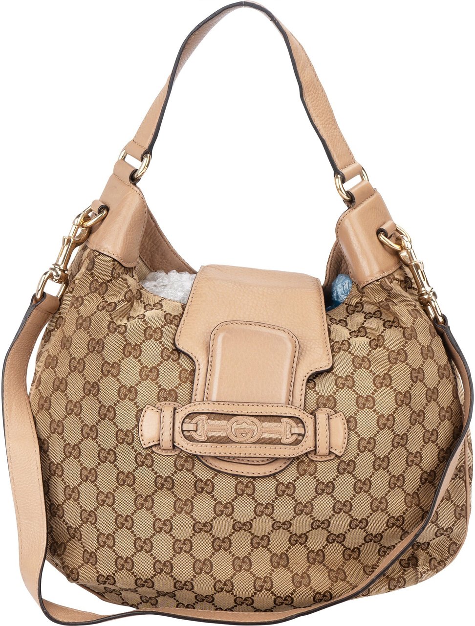 Gucci GG Monogram Horsebit Hobo Shoulder Bag | WS.NL