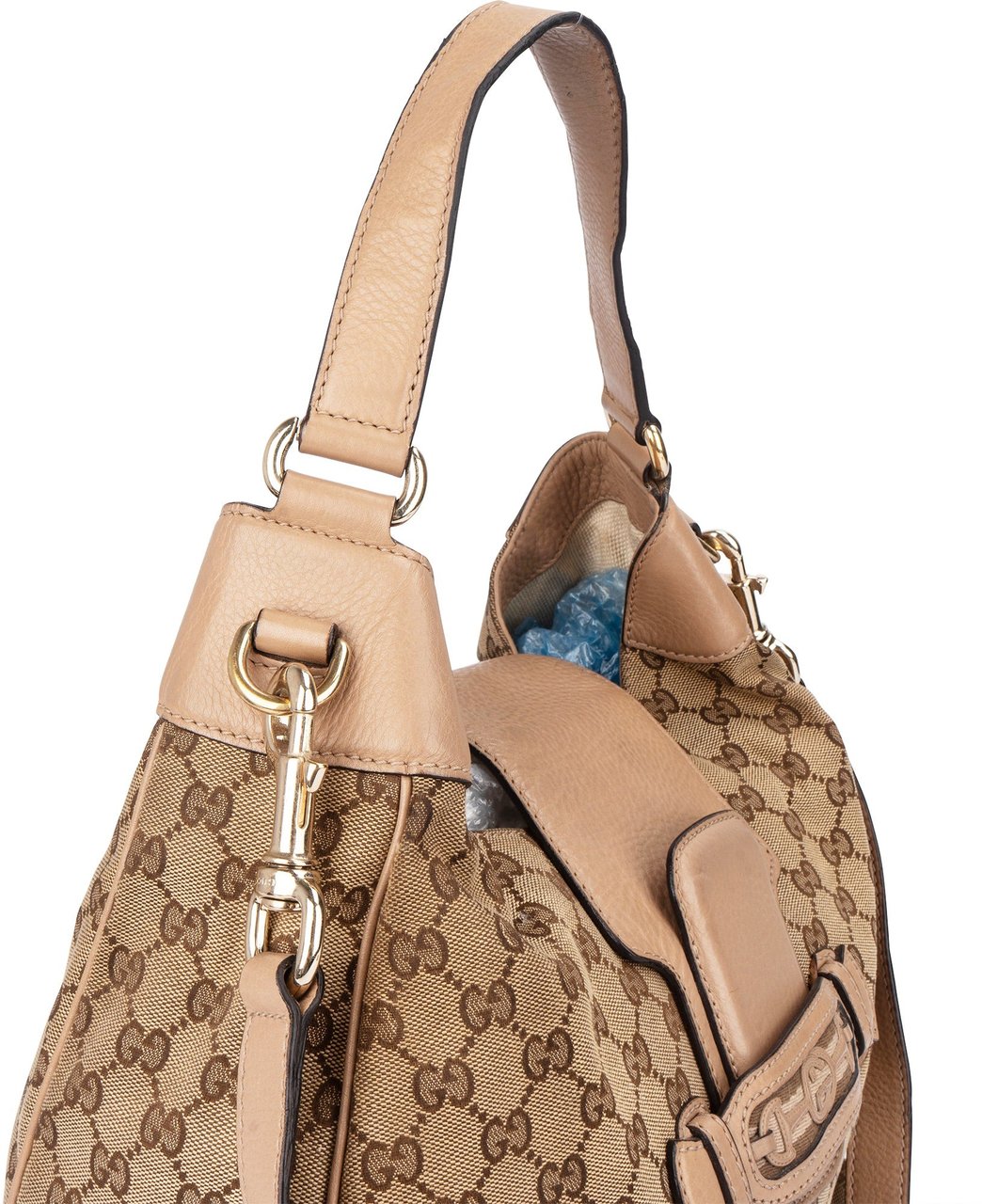 Gucci GG Monogram Horsebit Hobo Shoulder Bag | WS.NL