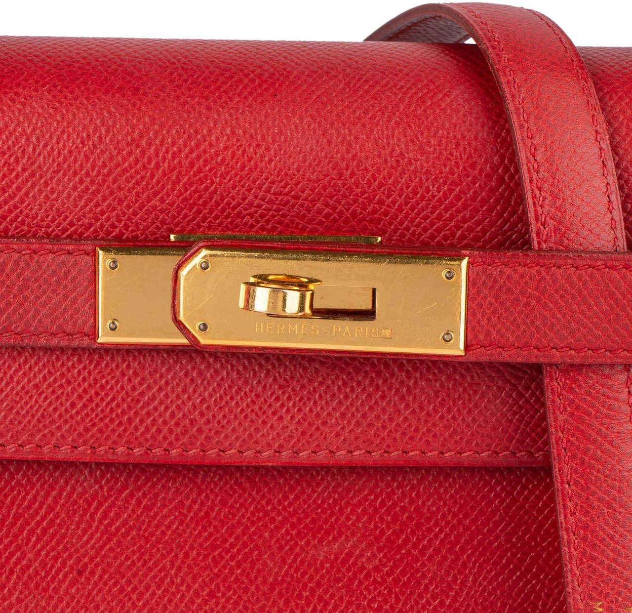 Hermès Hermès Rouge Courchevel Sellier Kelly 28 Handbag | WINTER SALE € ...
