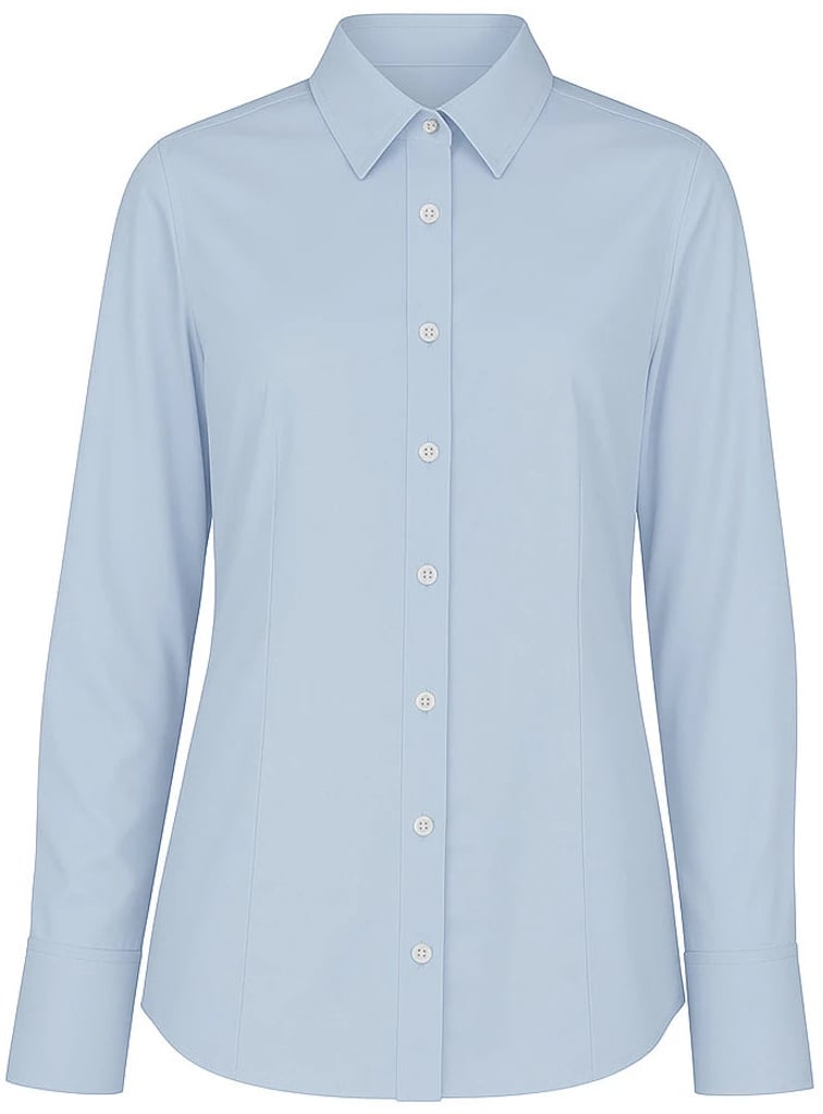 Loro Piana Loro Piana Fabric Shirts Light Blue Woman | Vanaf € 317,40