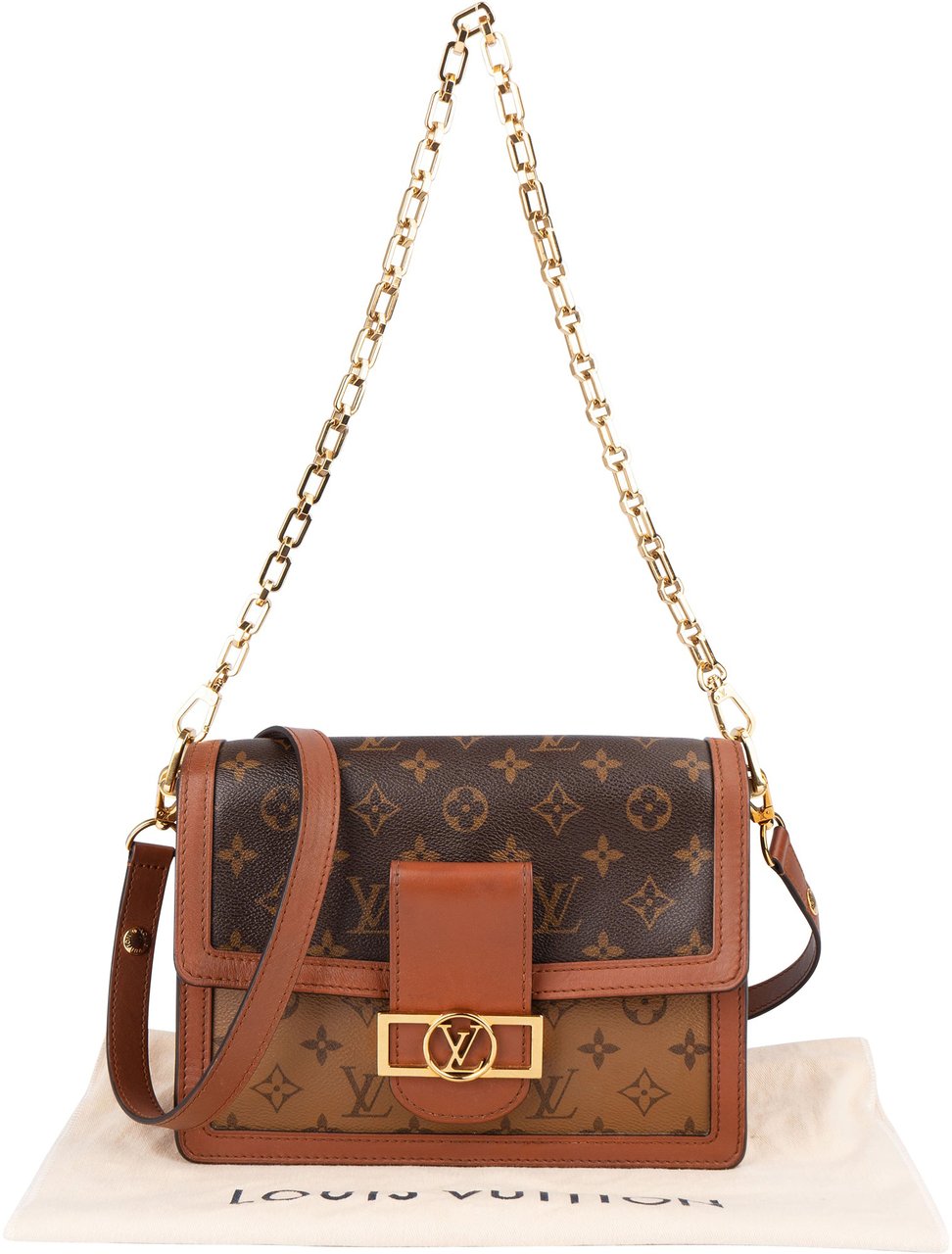 Louis Vuitton Louis Vuitton Monogram Reverse Canvas Dauphine MM ...