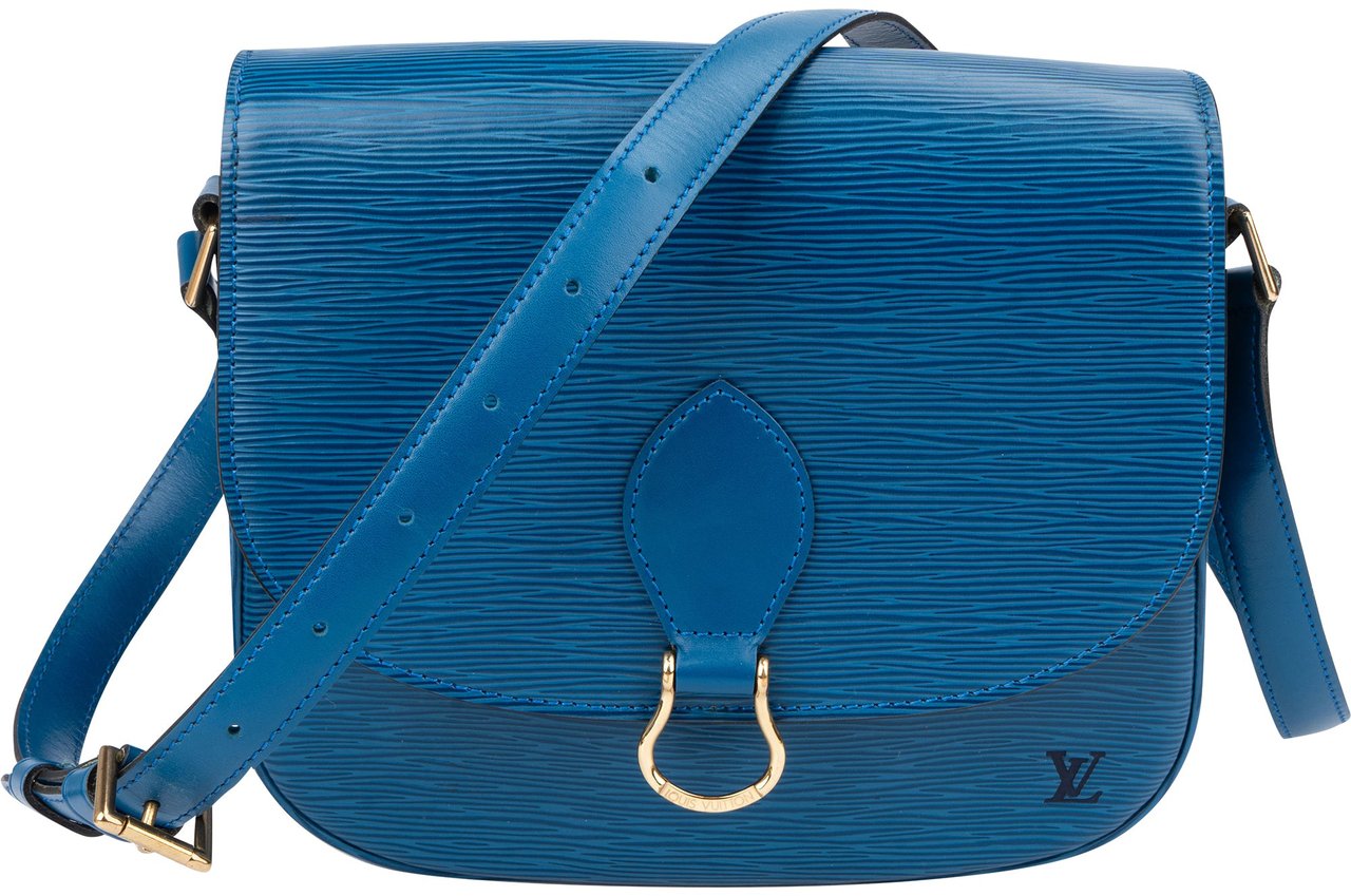 Louis Vuitton Louis Vuitton Bleu Epi Leather Saint Cloud GM Crossbody ...