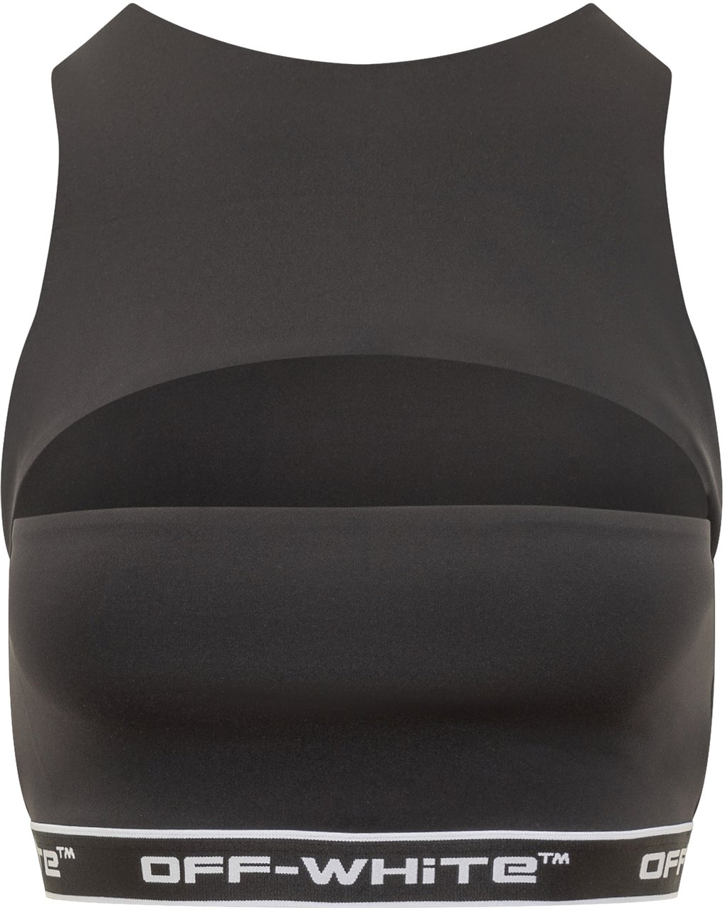 OFF-WHITE Off-White Top Cut Out Nero con Logo | WINTER SALE € 205,- (18 ...