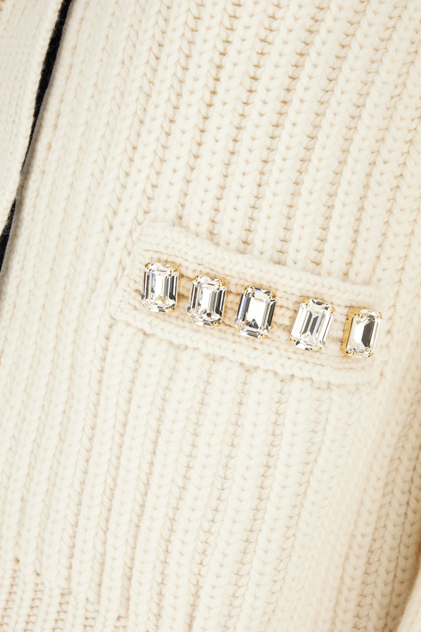 Thom Browne Thom Browne Ivory cashmere cardigan | WINTER SALE € 2438 ...