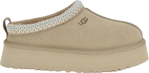 UGG Beige Calf Leather Bos Taurus Mules | WS.NL