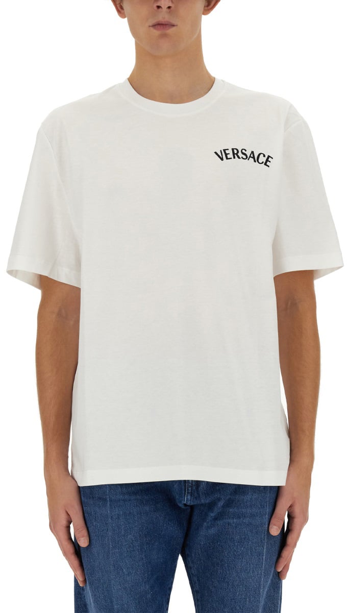 Versace T-SHIRT WITH LOGO | WINTER SALE € 412,50 (25% Korting)