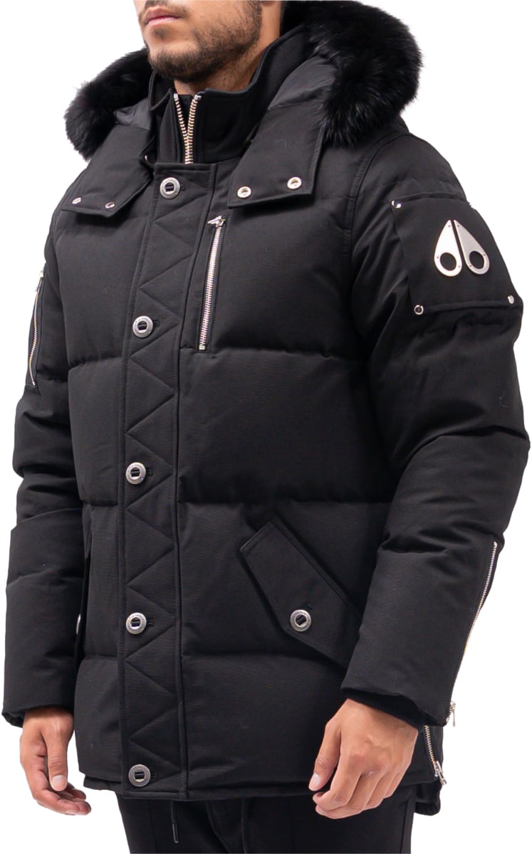 Moose Knuckles Original 3Q Fur Donsjas - zwart | Winkelstraat.nl
